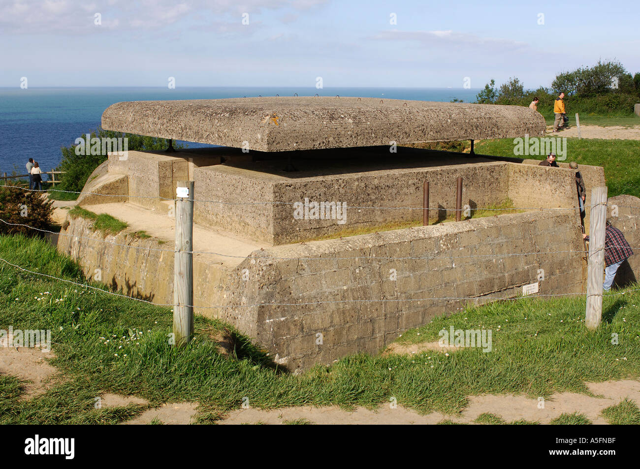 Observation bunker from a German artillery battery Longues Sur Mer ...