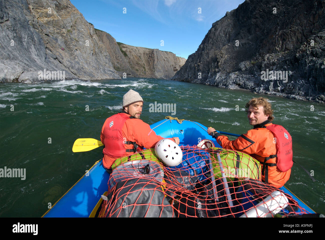 Exploring the Firth River. Ivvavik National Park, Yukon Territory ...