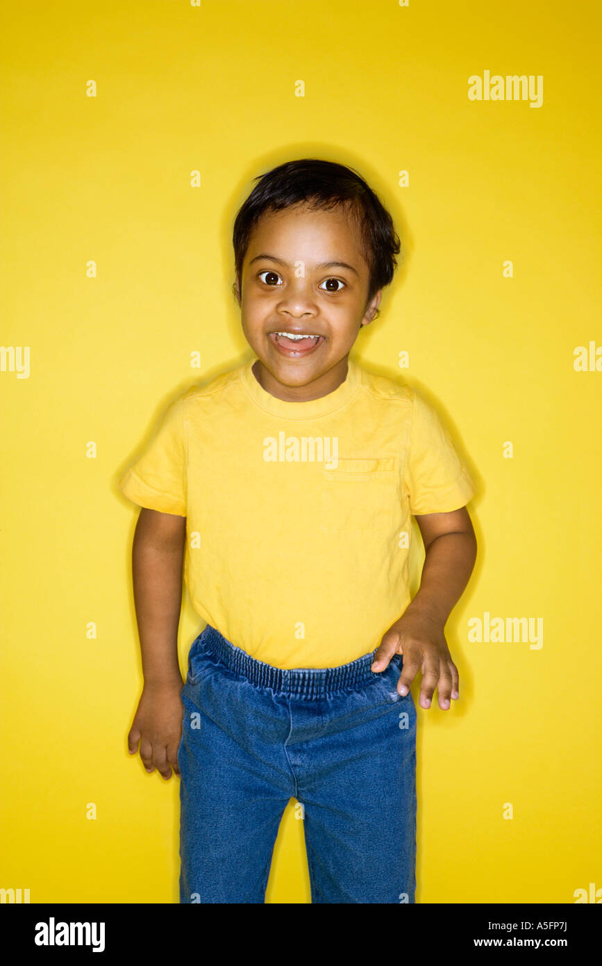 Hispanic male child smiling Stock Photo - Alamy
