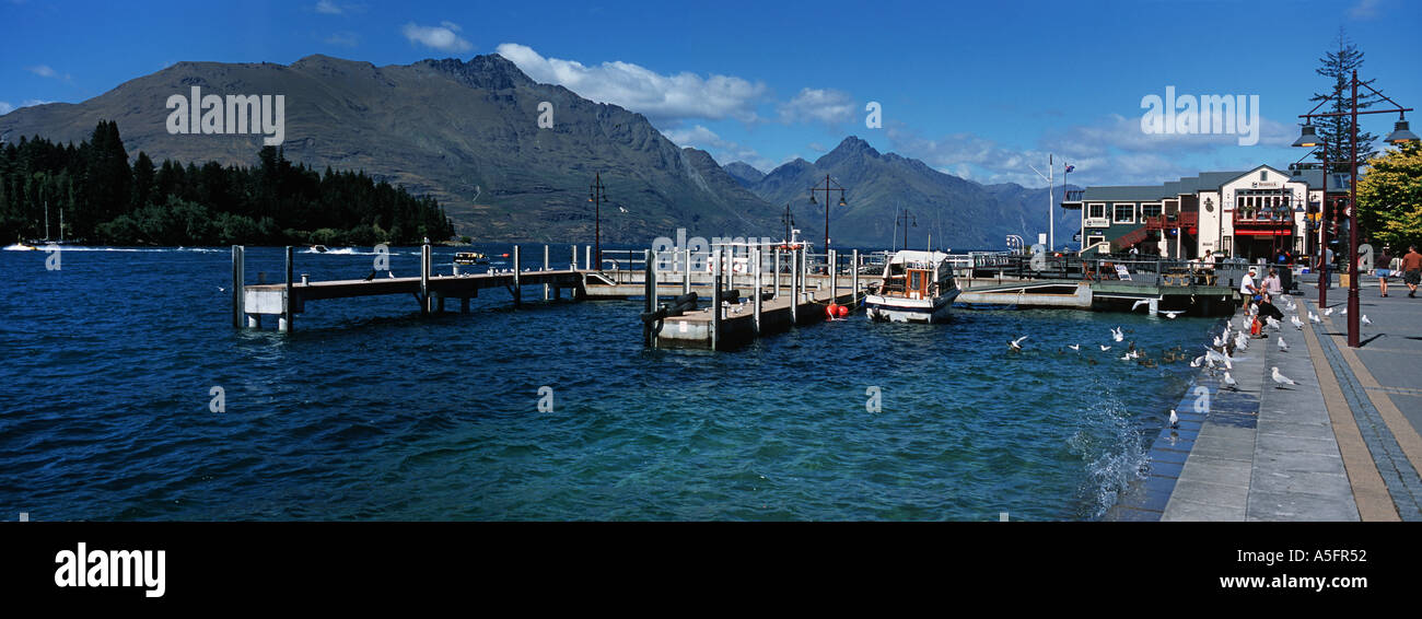 Boat Jetty Rees Street Steamer Wharf Queenstown Lake Wakatipu ...