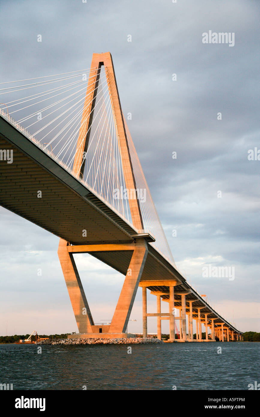 Cooper River Bridge in Charleston South Carolina Stock Photo - Alamy