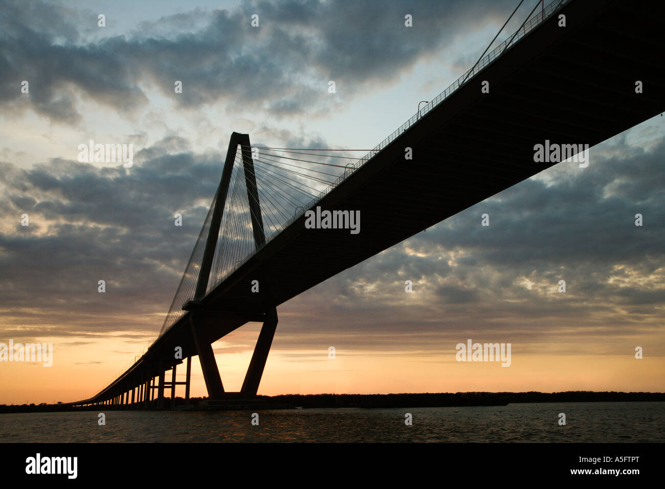 Cooper River Bridge in Charleston South Carolina Stock Photo - Alamy
