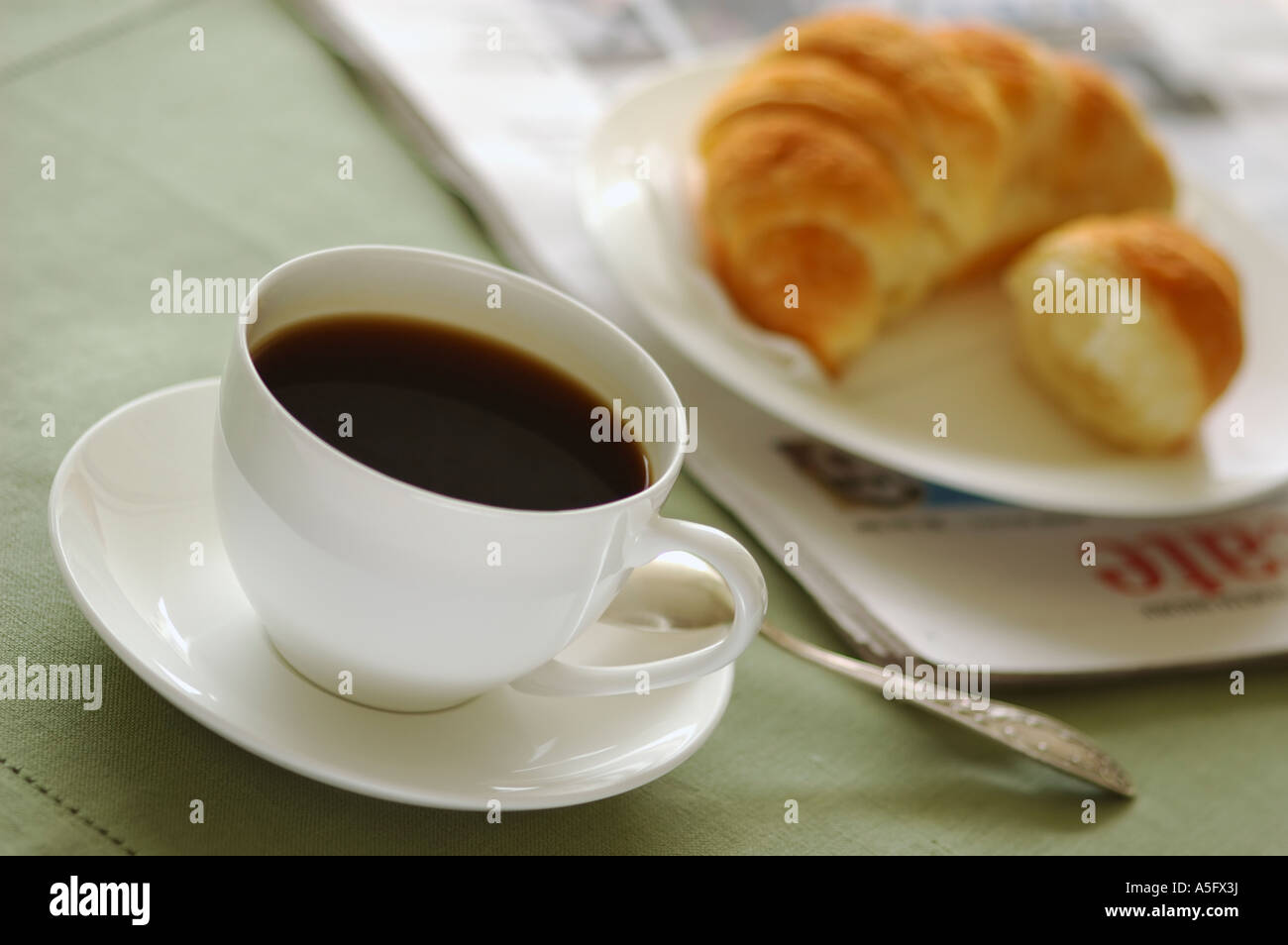Fresh baked croissant cup hi-res stock photography and images - Alamy