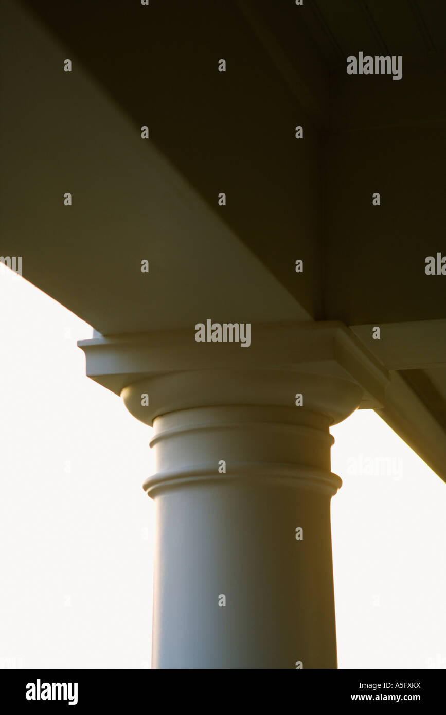 Column support of porch Stock Photo - Alamy