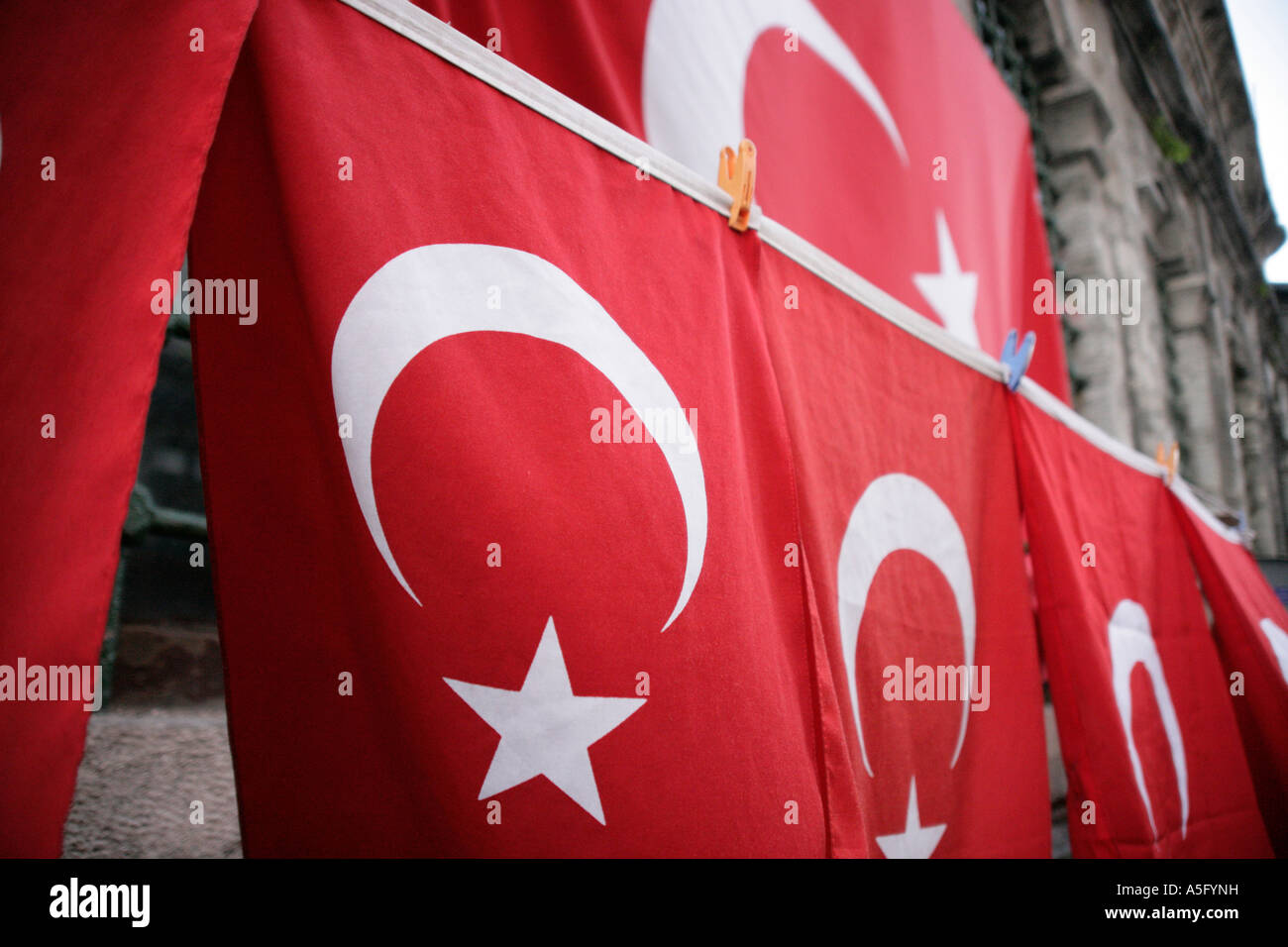 TURKISH FLAGS FOR SALE, TURKEY Stock Photo - Alamy