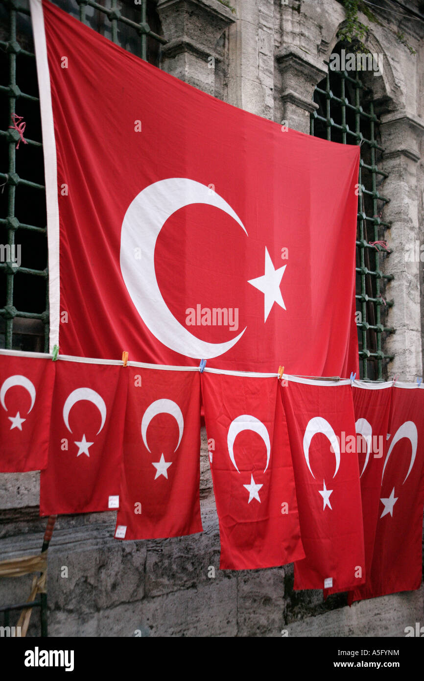 TURKISH FLAGS FOR SALE, TURKEY Stock Photo - Alamy