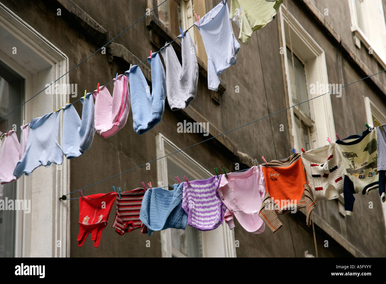 Washing Line Istanbul High Resolution Stock Photography and Images - Alamy
