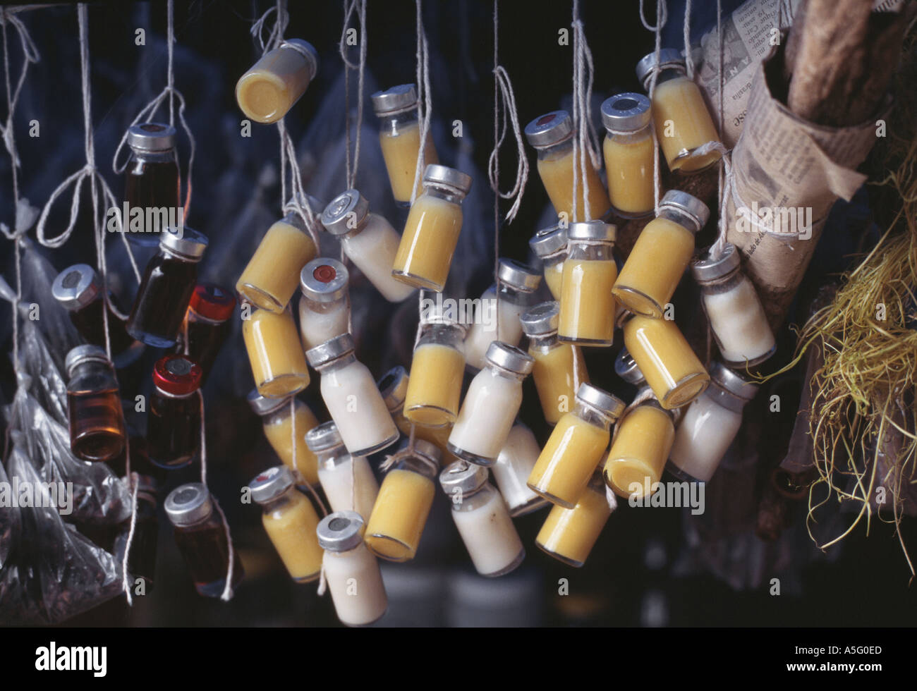 Traditional charms cures Street market Belem Brazil Stock Photo - Alamy
