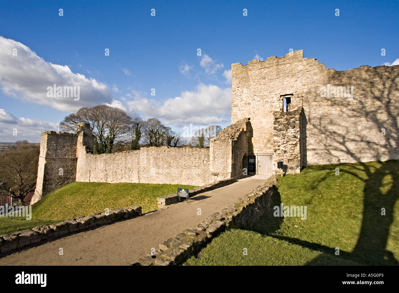 Pickering Castle Yorkshire UK Stock Photo - Alamy