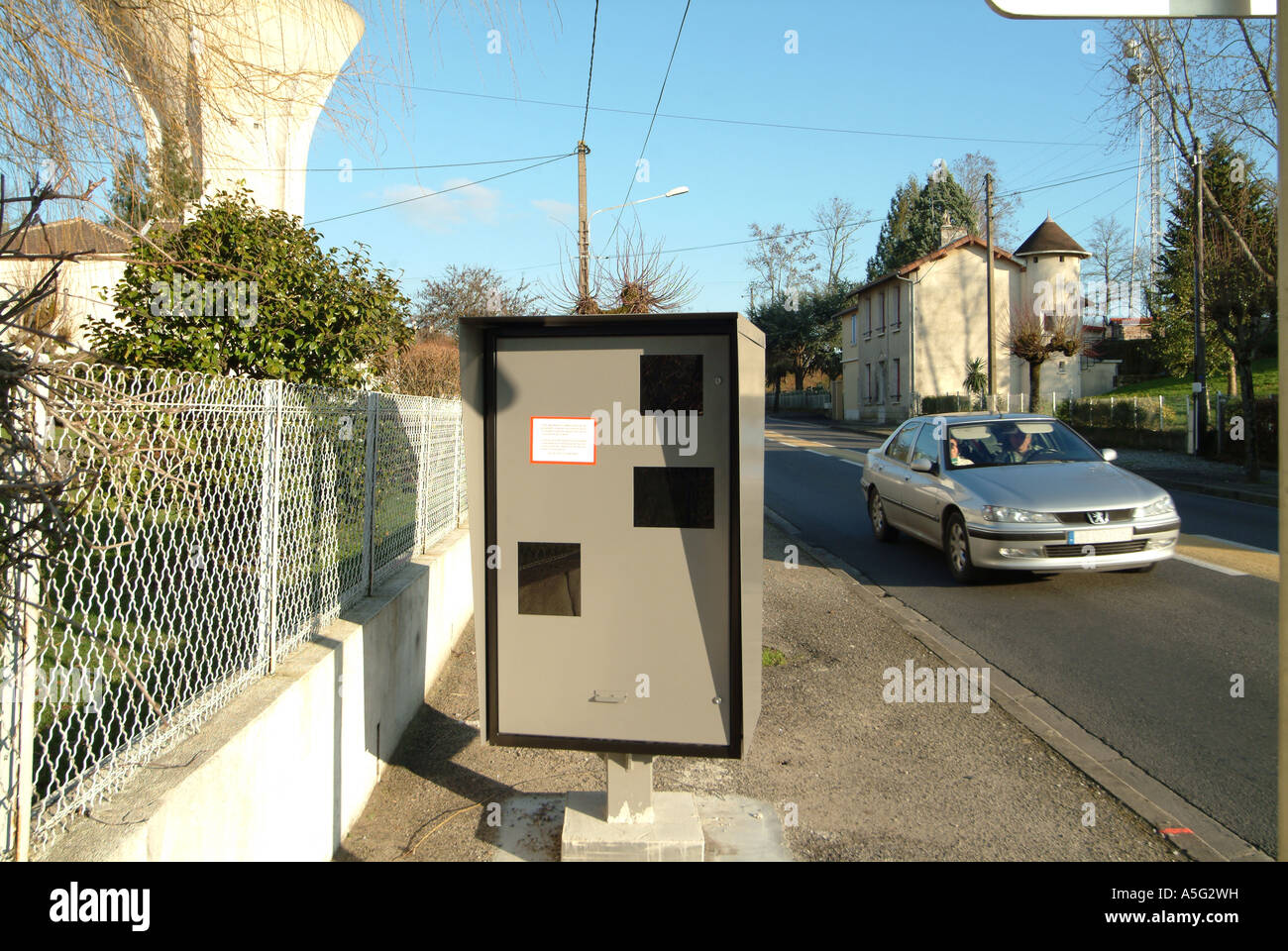 radarMBF1706 Haute Vienne Limousin France A speed radar on the Route ...