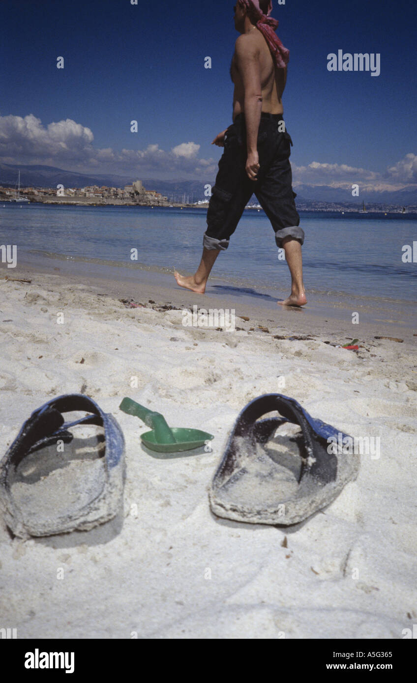 Salis beach antibes france hi-res stock photography and images - Alamy
