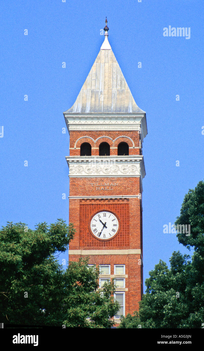 Tillman Hall clock tower Stock Photo - Alamy