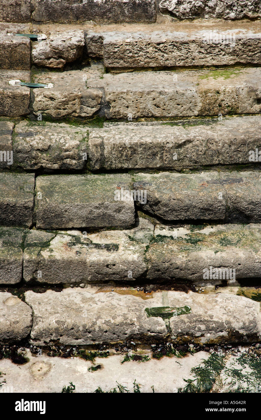 Close up of crumbling steps in Lisbon Portugal Stock Photo - Alamy