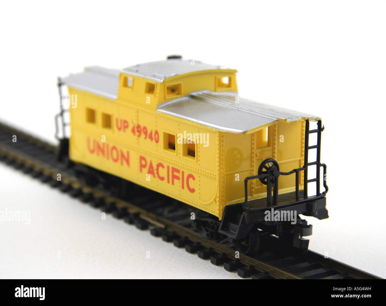 Toy train on tracks hi-res stock photography and images - Alamy