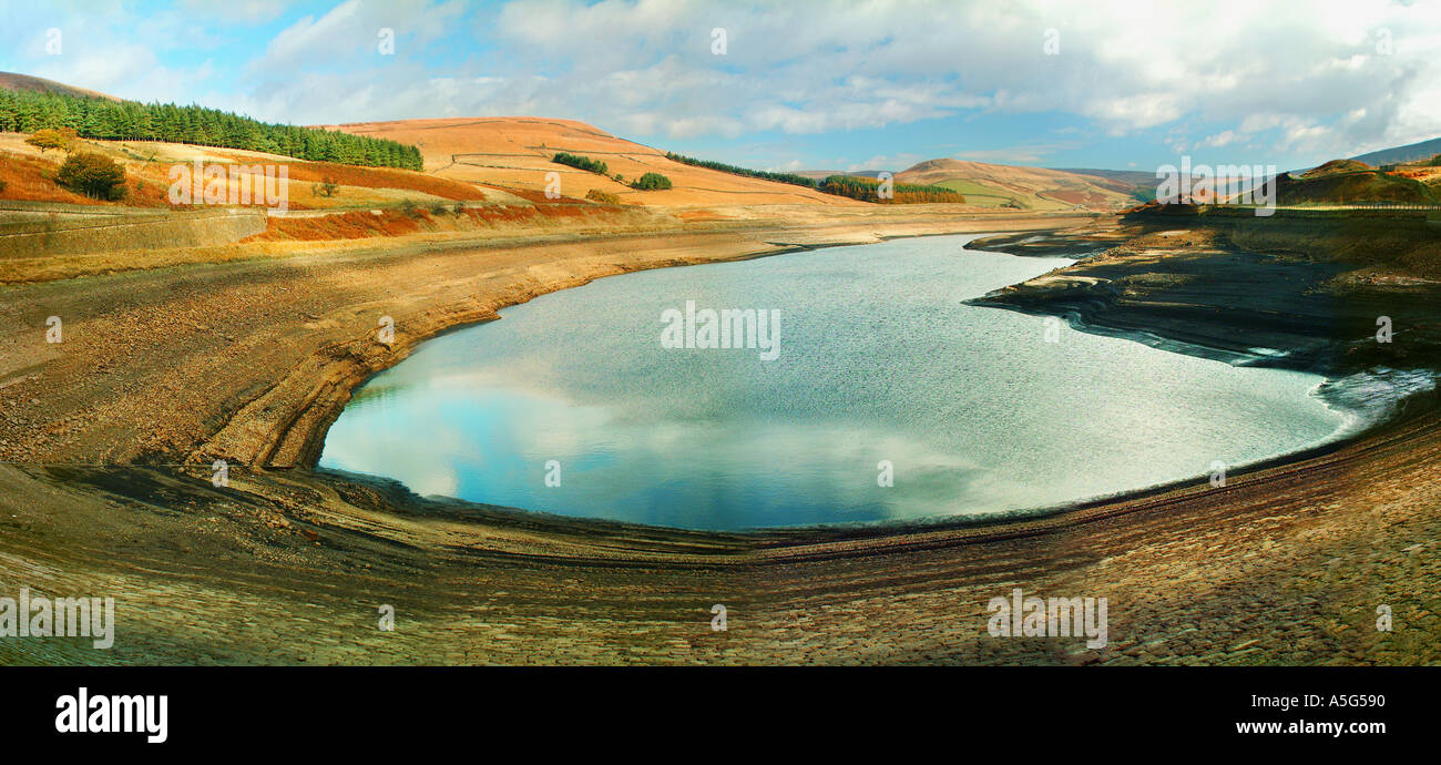Torside Reservoir Longdendale Hadfield Peak District National park ...