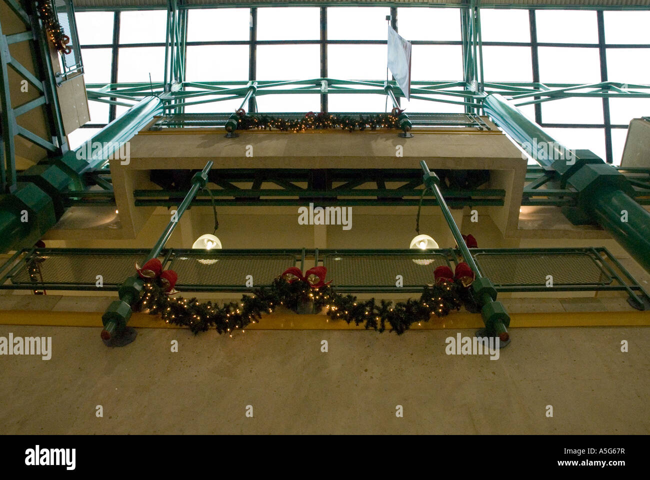 christmas tree in a trading centre - mexico city Stock Photo - Alamy