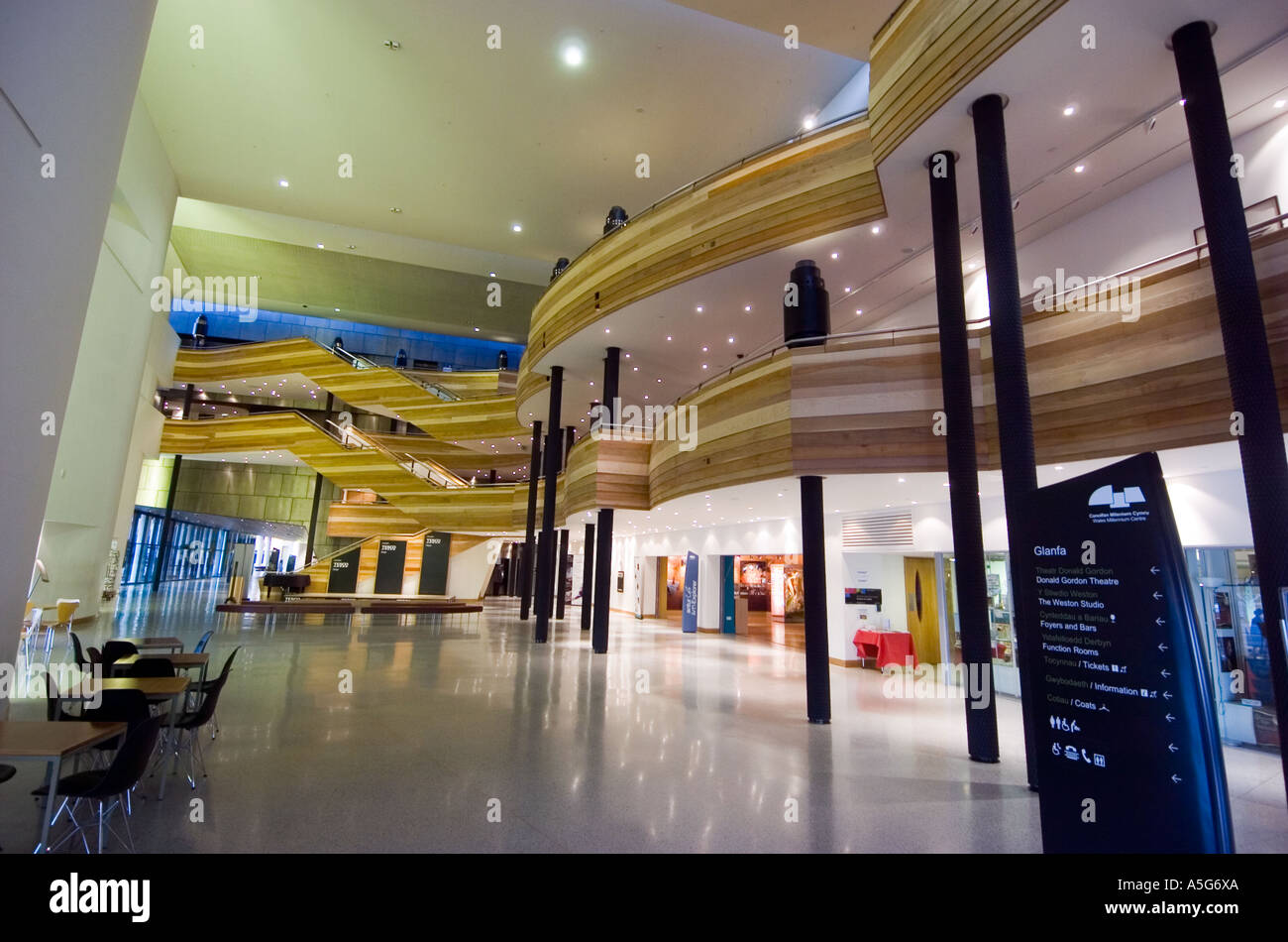 Wales millennium centre interior hi-res stock photography and images ...