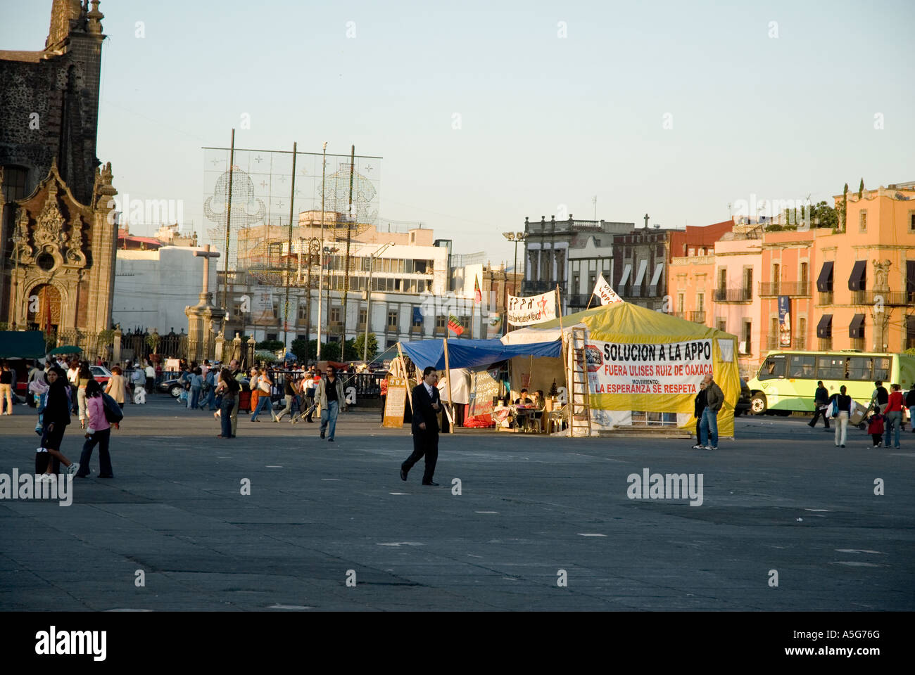 square of mexico city - zocalo Stock Photo - Alamy