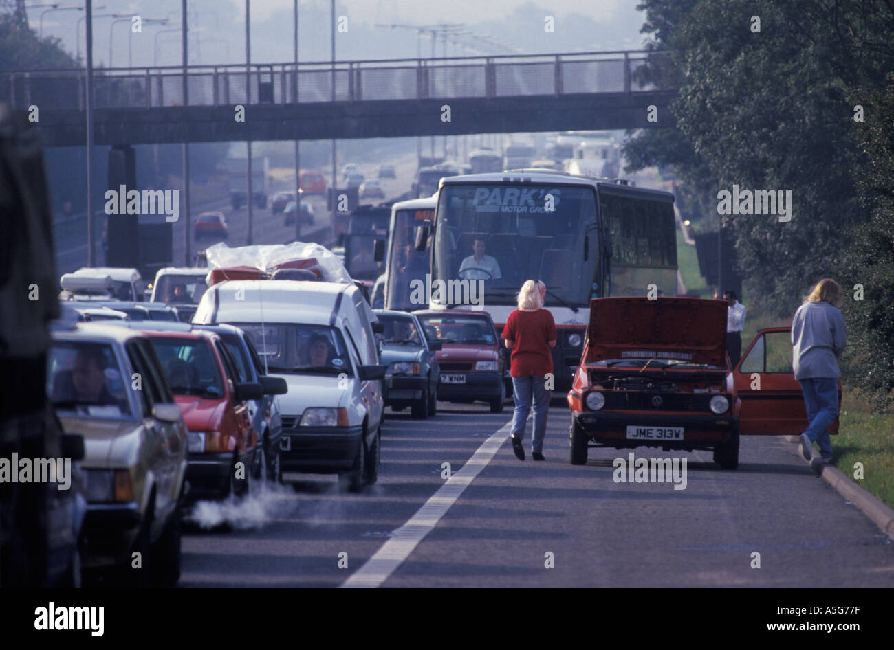 1990s traffic jam hi-res stock photography and images - Alamy