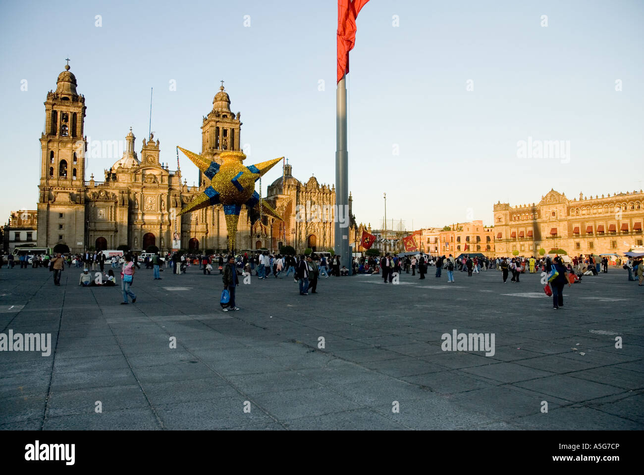 square of mexico city - zocalo Stock Photo - Alamy