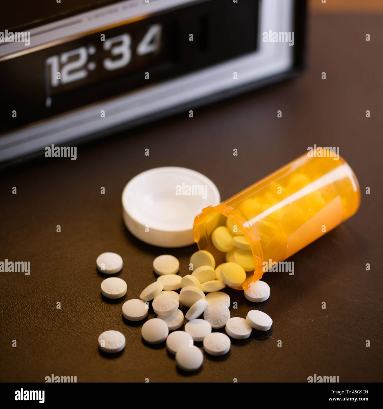 Open Pill Bottle