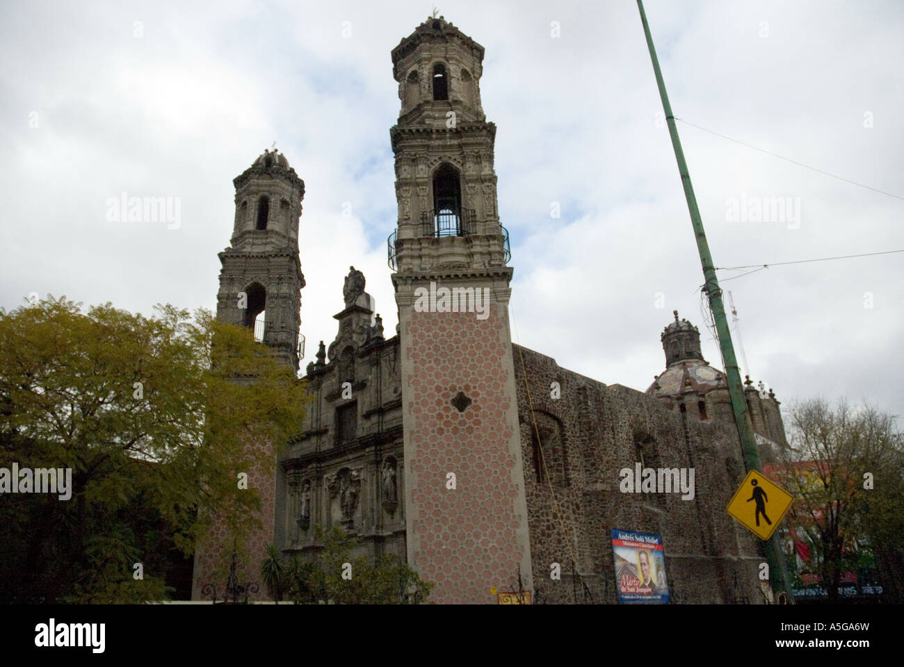 san juan de dio church - mexico city Stock Photo - Alamy