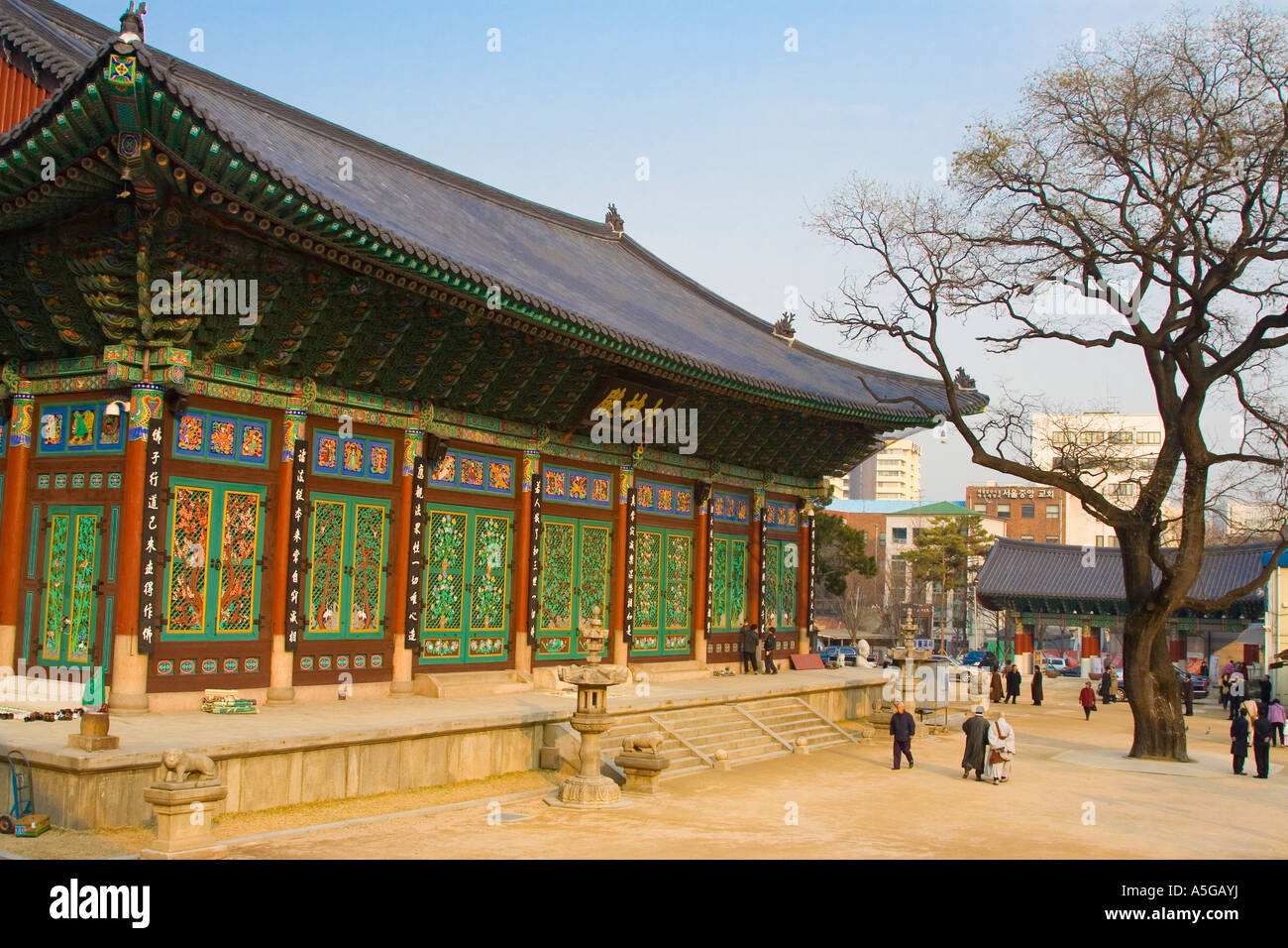 Jogyesa Temple Seoul Korea Stock Photo - Alamy