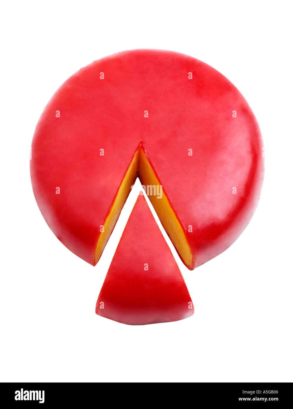Wedge cut out gouda cheese hi-res stock photography and images - Alamy