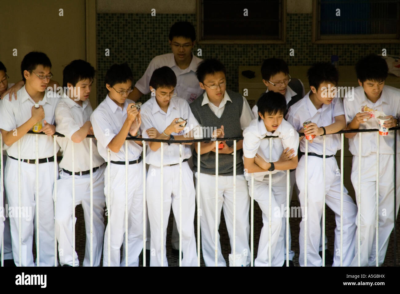 Hong kong school uniform hi-res stock photography and images - Alamy