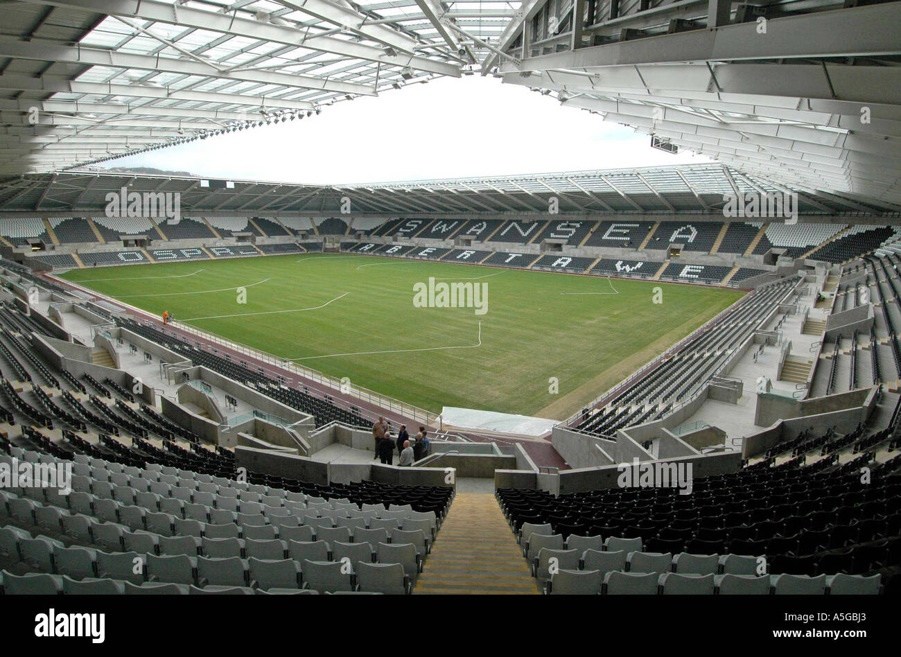 Swansea city stadium seating hi-res stock photography and images - Alamy