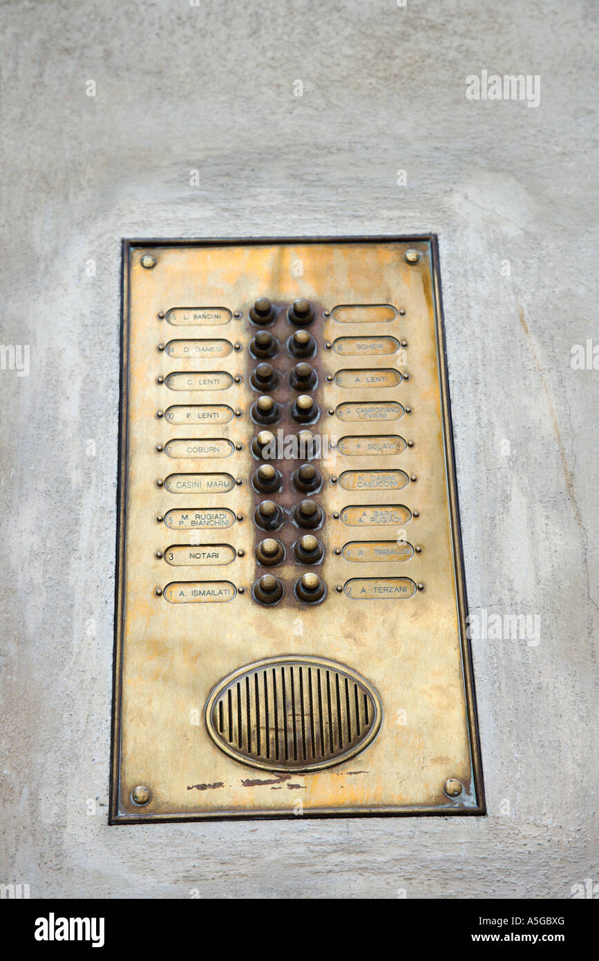 Italian buzzer hi-res stock photography and images - Alamy