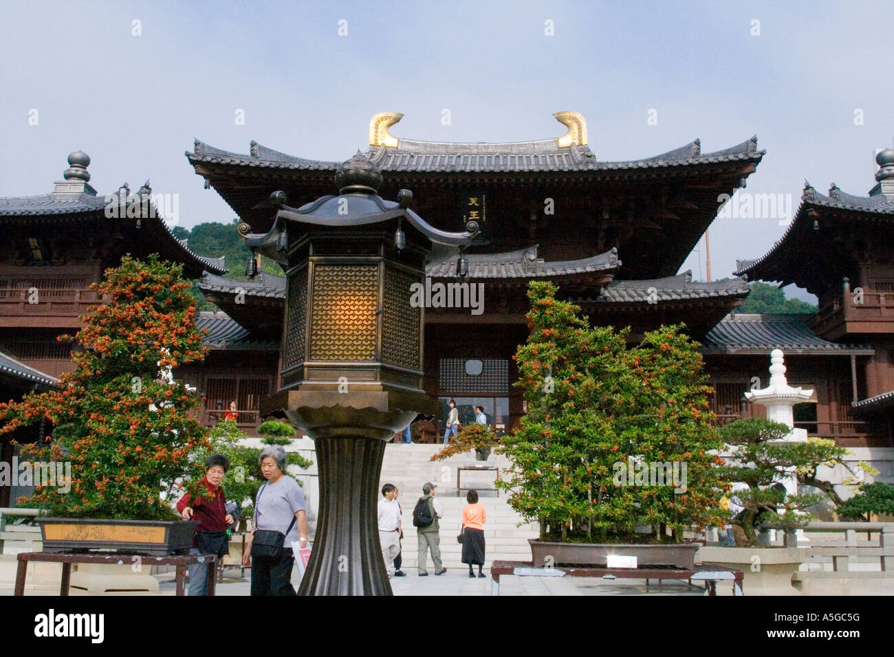 Chi Lin Nunnery Hong Kong China Stock Photo - Alamy
