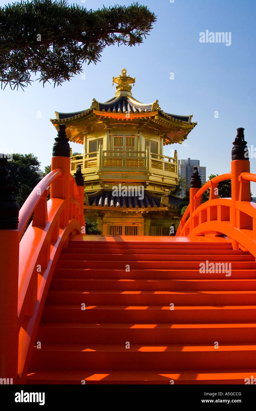 Golden Pavilion Nan Lian Garden Chi Lin Nunnery Hong Kong Stock Photo ...