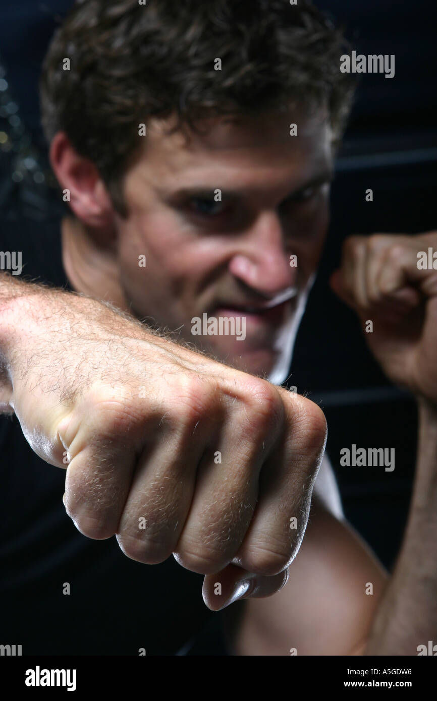 male boxer fighter athlete Stock Photo - Alamy