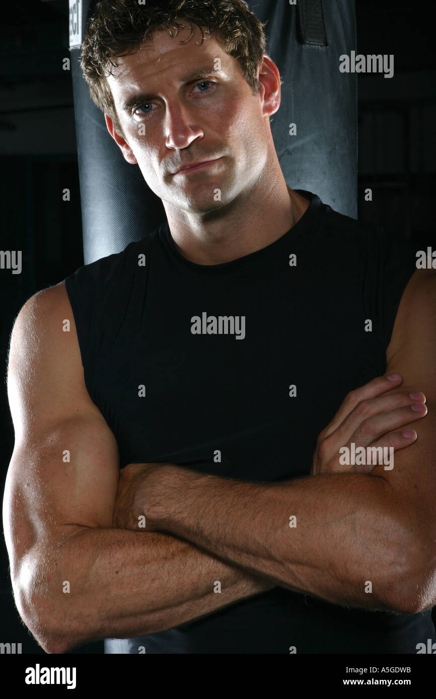 male boxer fighter athlete Stock Photo - Alamy