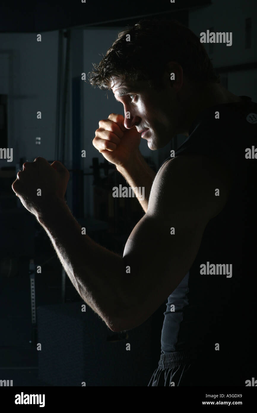 fit male boxer Stock Photo - Alamy