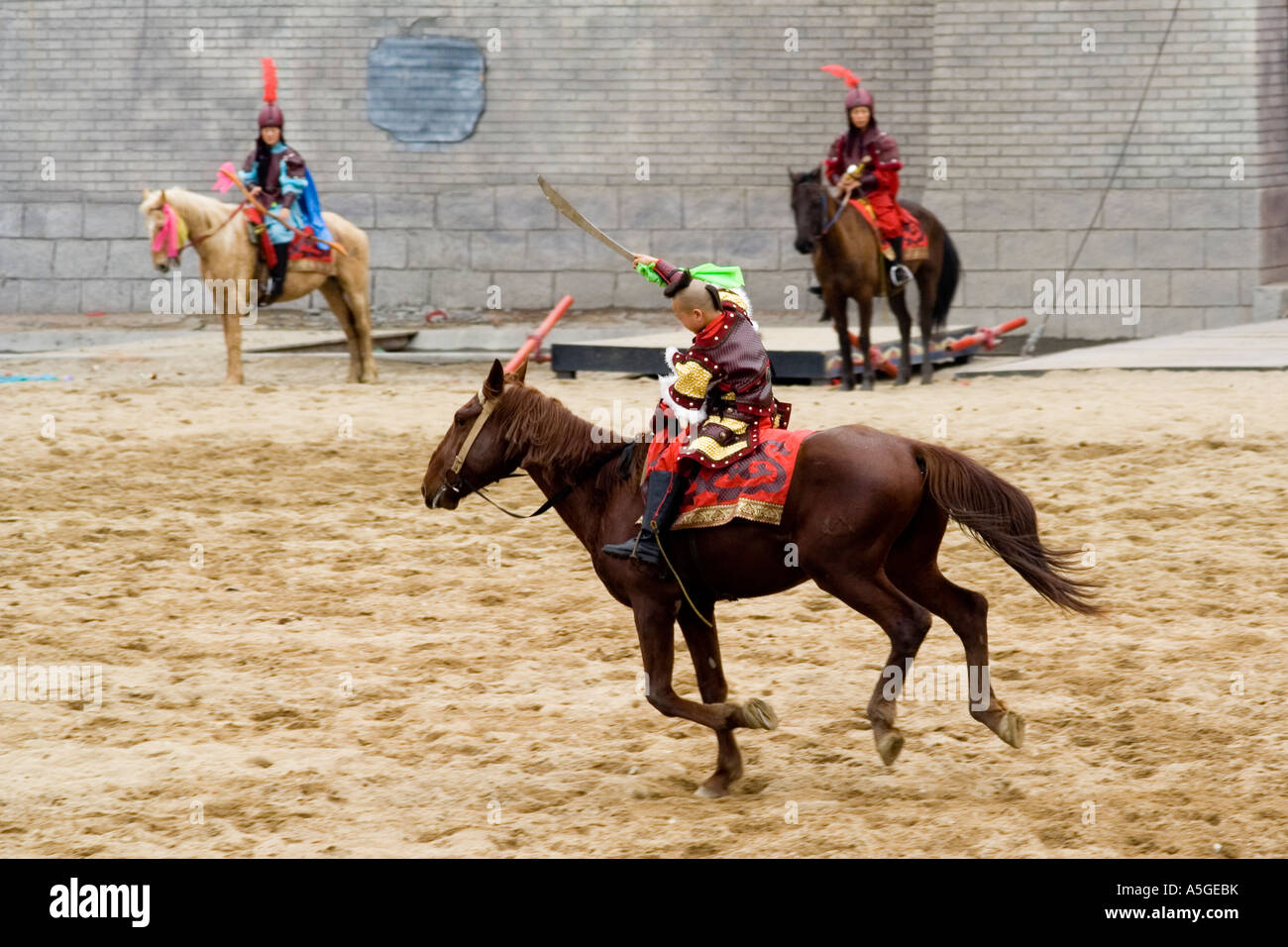 Mongol Reenactment Splendid China Cultural Theme Park Shenzhen China ...