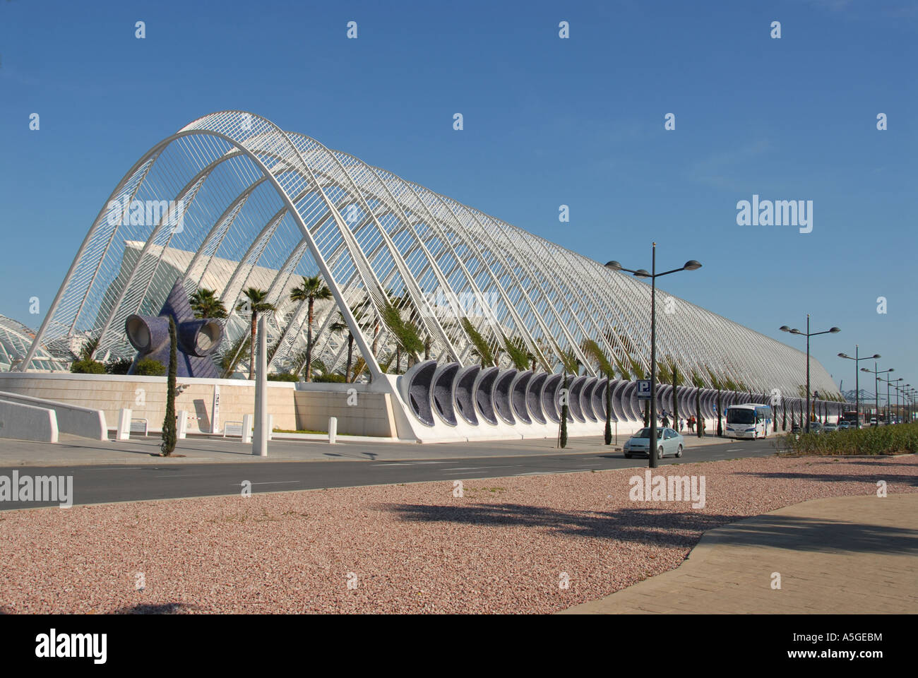 L'Umbracle a shadehouse garden entry to the City of the Arts and the ...