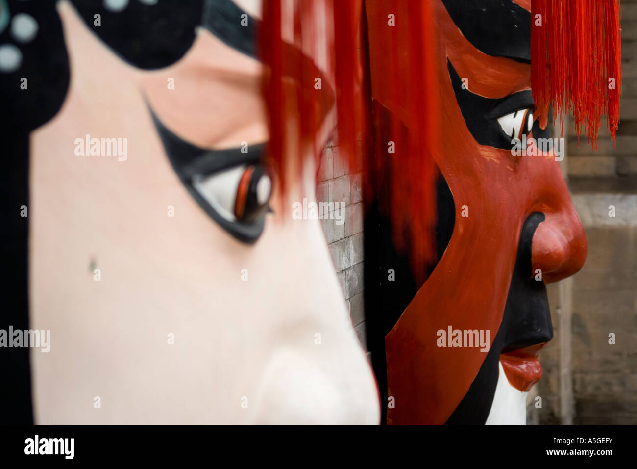 Oversize Opera Masks Splendid China Cultural Theme Park Shenzhen China ...