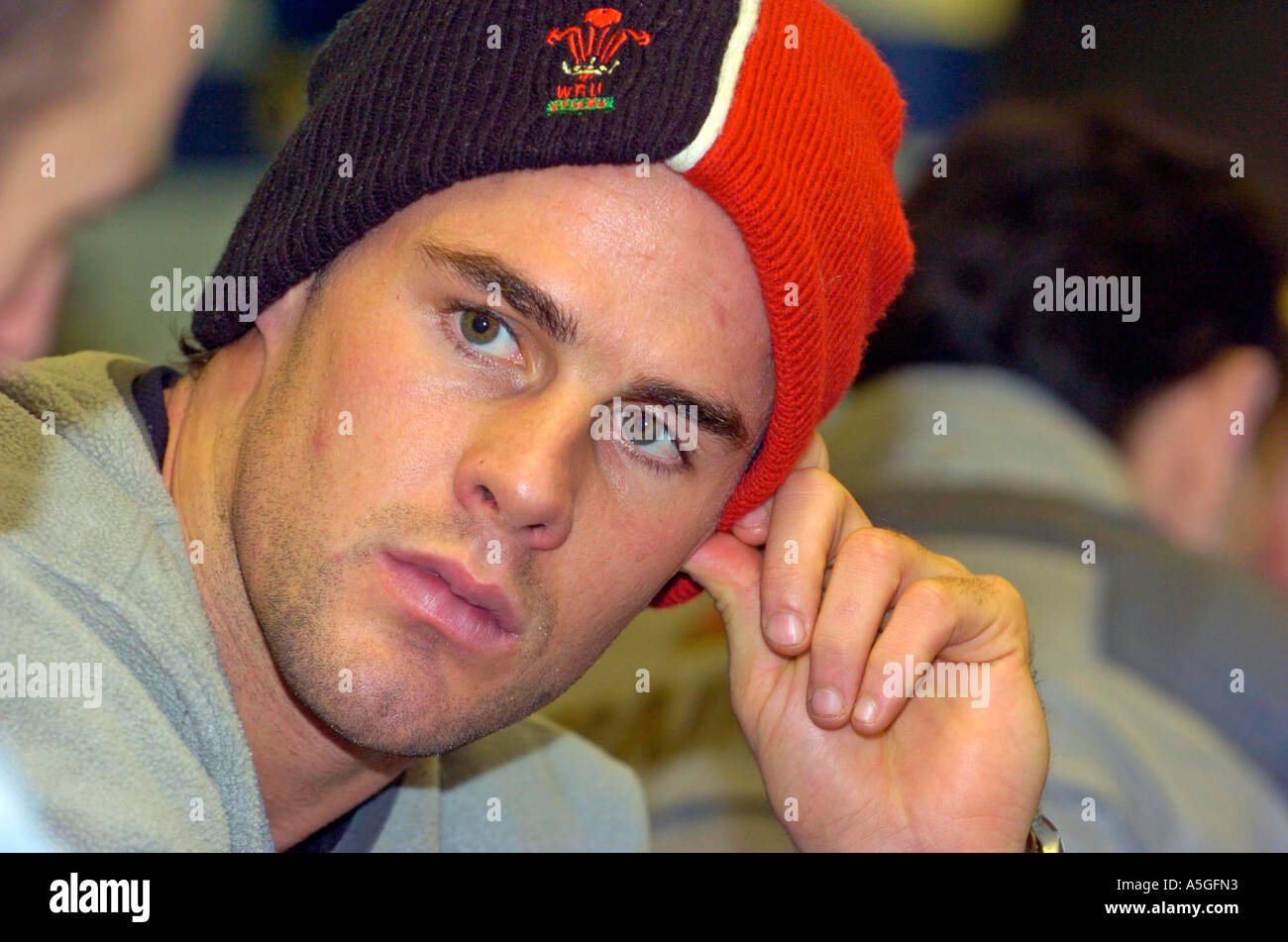 Welsh rugby international Lee Byrne Stock Photo - Alamy