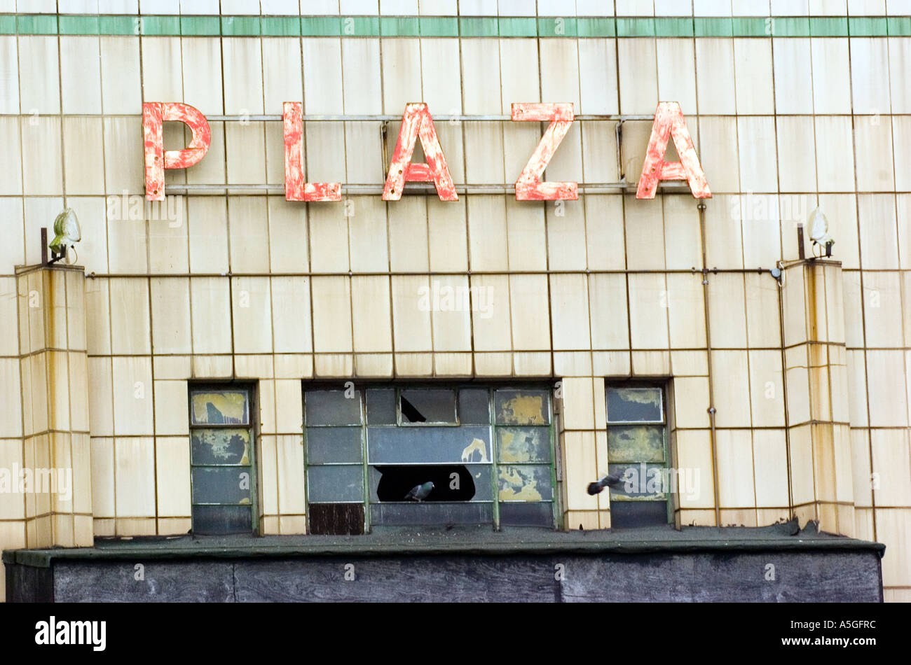 The old Plaza cinema in Port Talbot , UK Stock Photo - Alamy