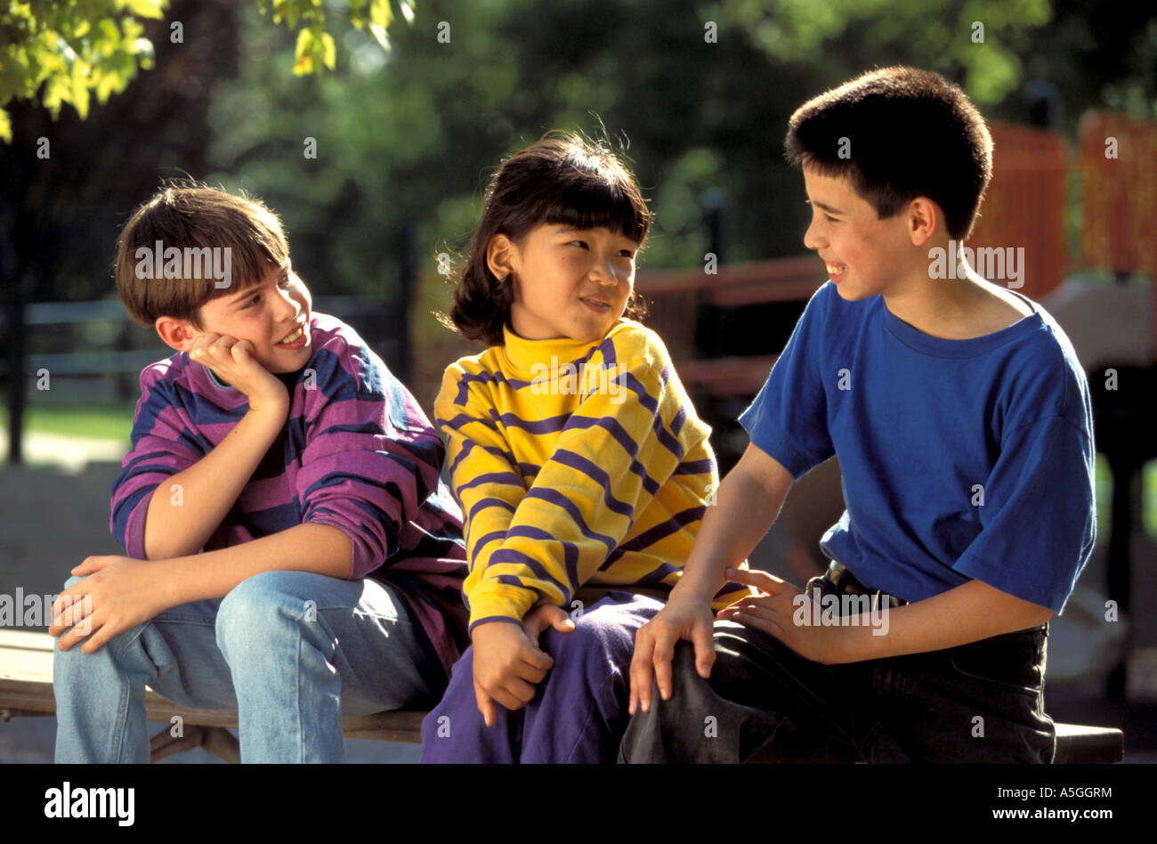 Young Children Talking To Each Other