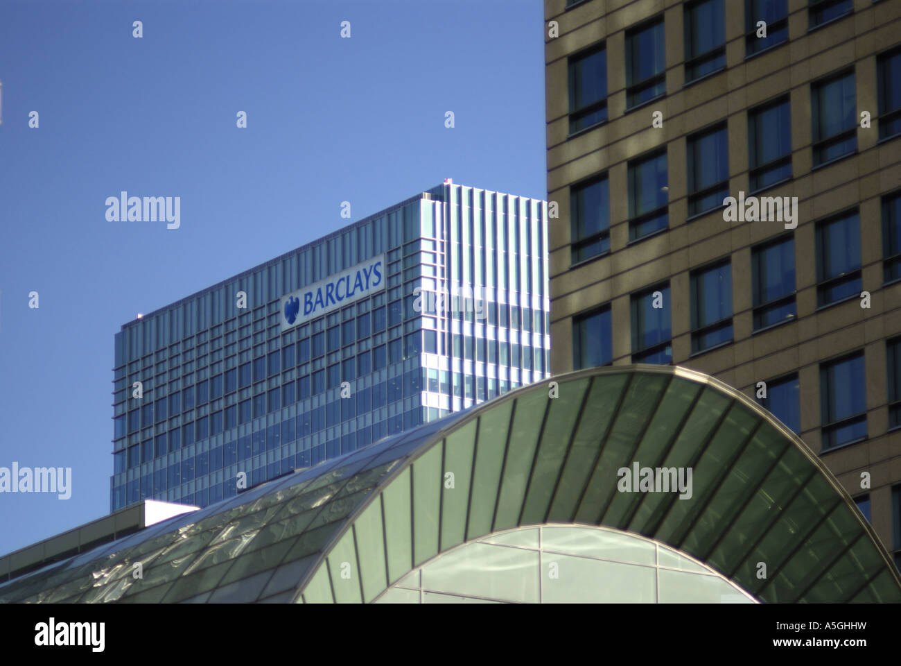 Canary Wharf London 50 Bank Street and 1 Churchill Place Barclays Bank ...