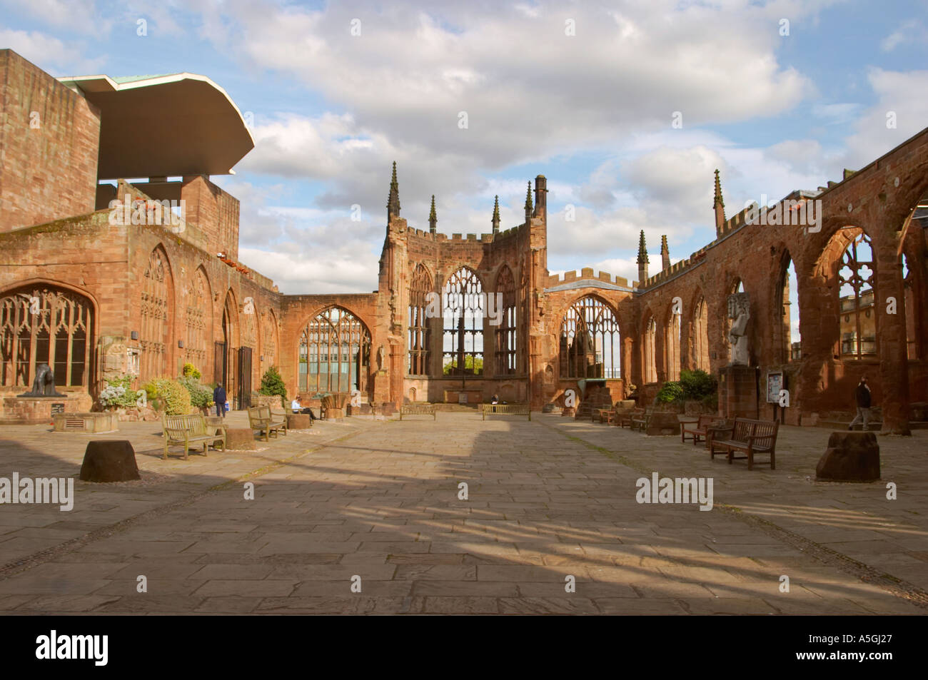 The old Coventry Cathedral Stock Photo - Alamy
