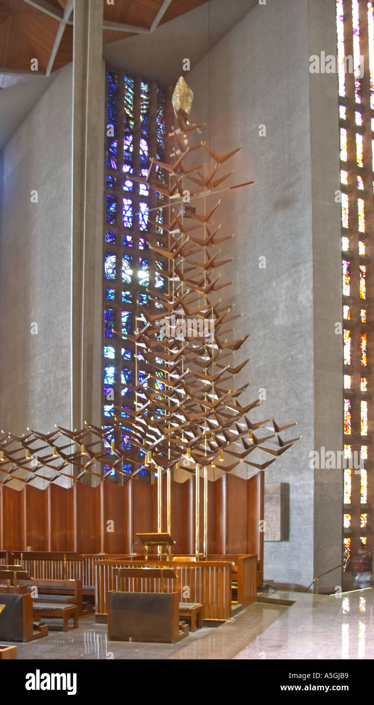 The bishop s throne in the new Cathedral Coventry UK Stock Photo - Alamy