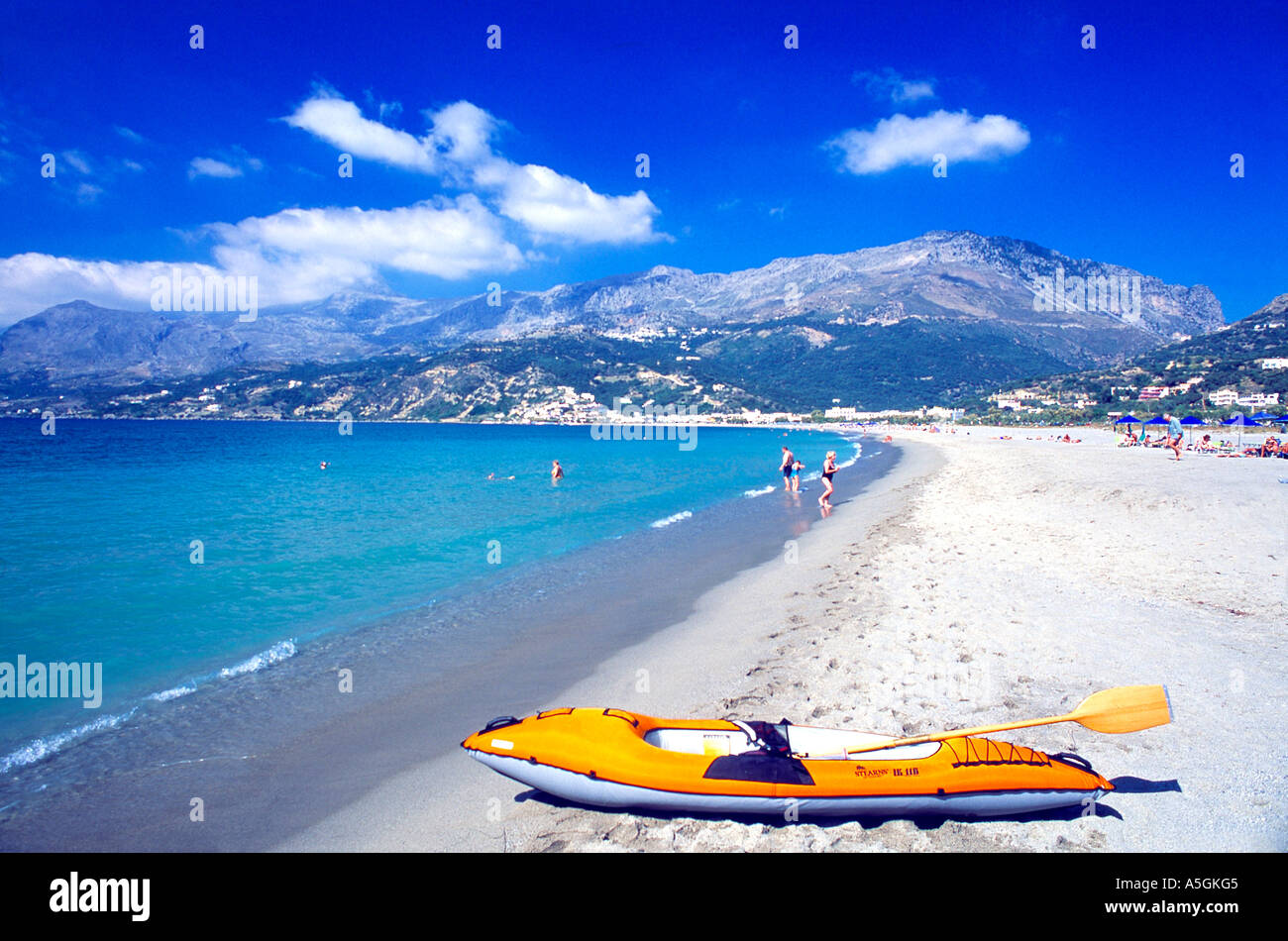 Daytime View Along Beach Stock Photo - Alamy