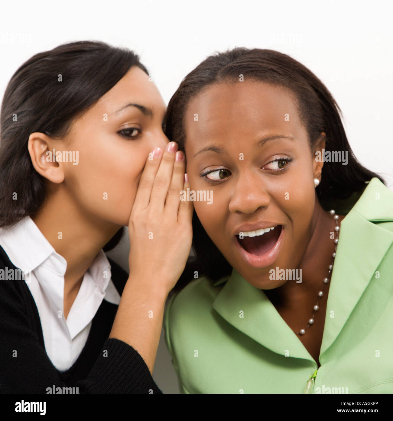 Whisper in ear hand hi-res stock photography and images - Alamy