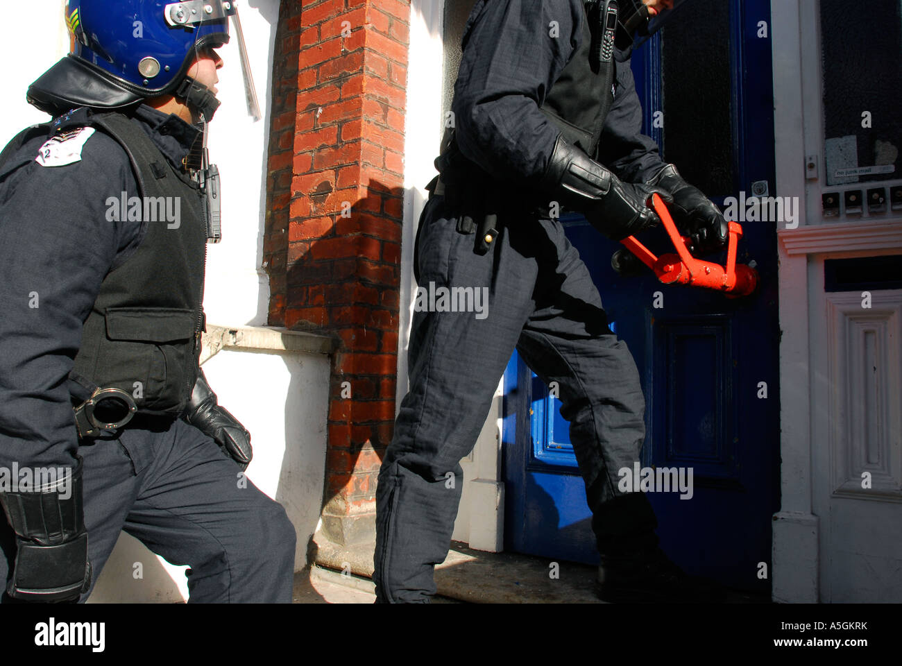 Police Breaking Into A House