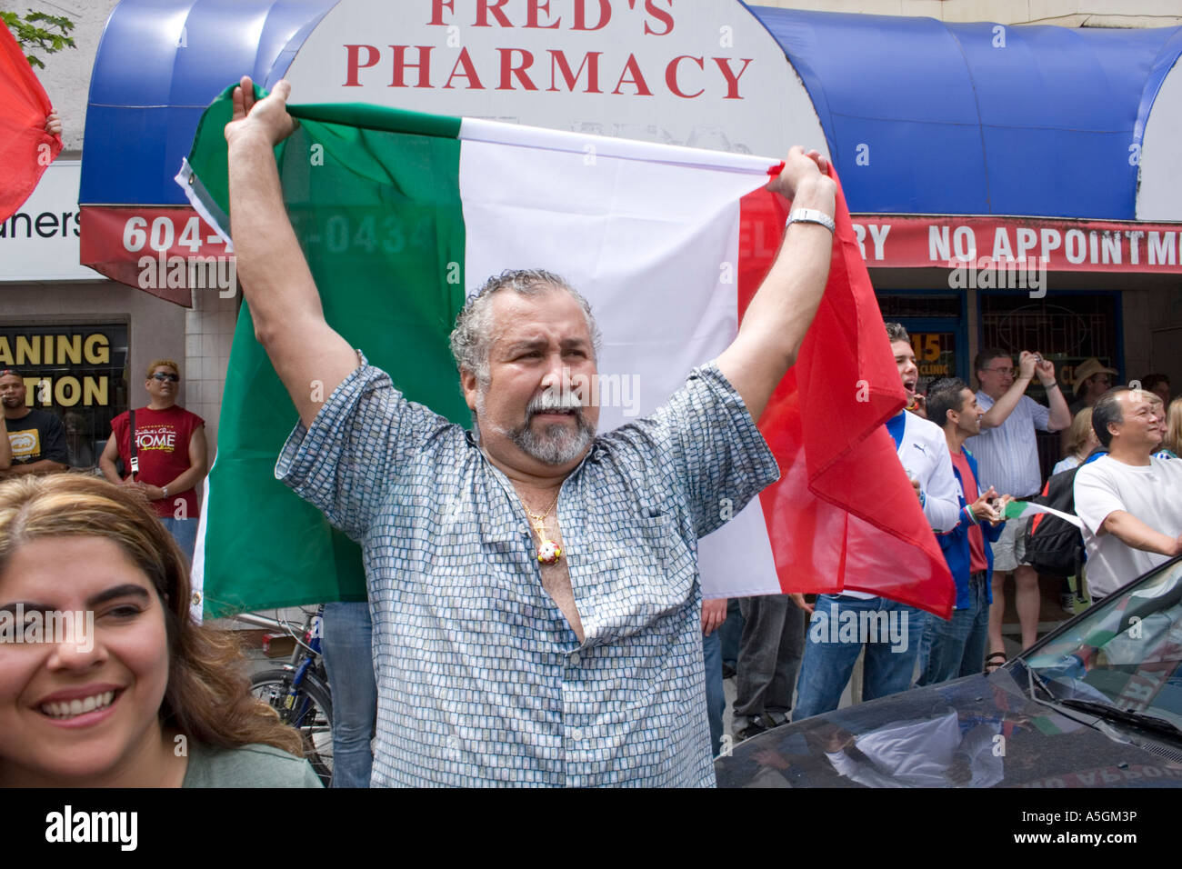 World Cup Celebration 2006 on Commercial Drive, Vancouver, BC, British ...