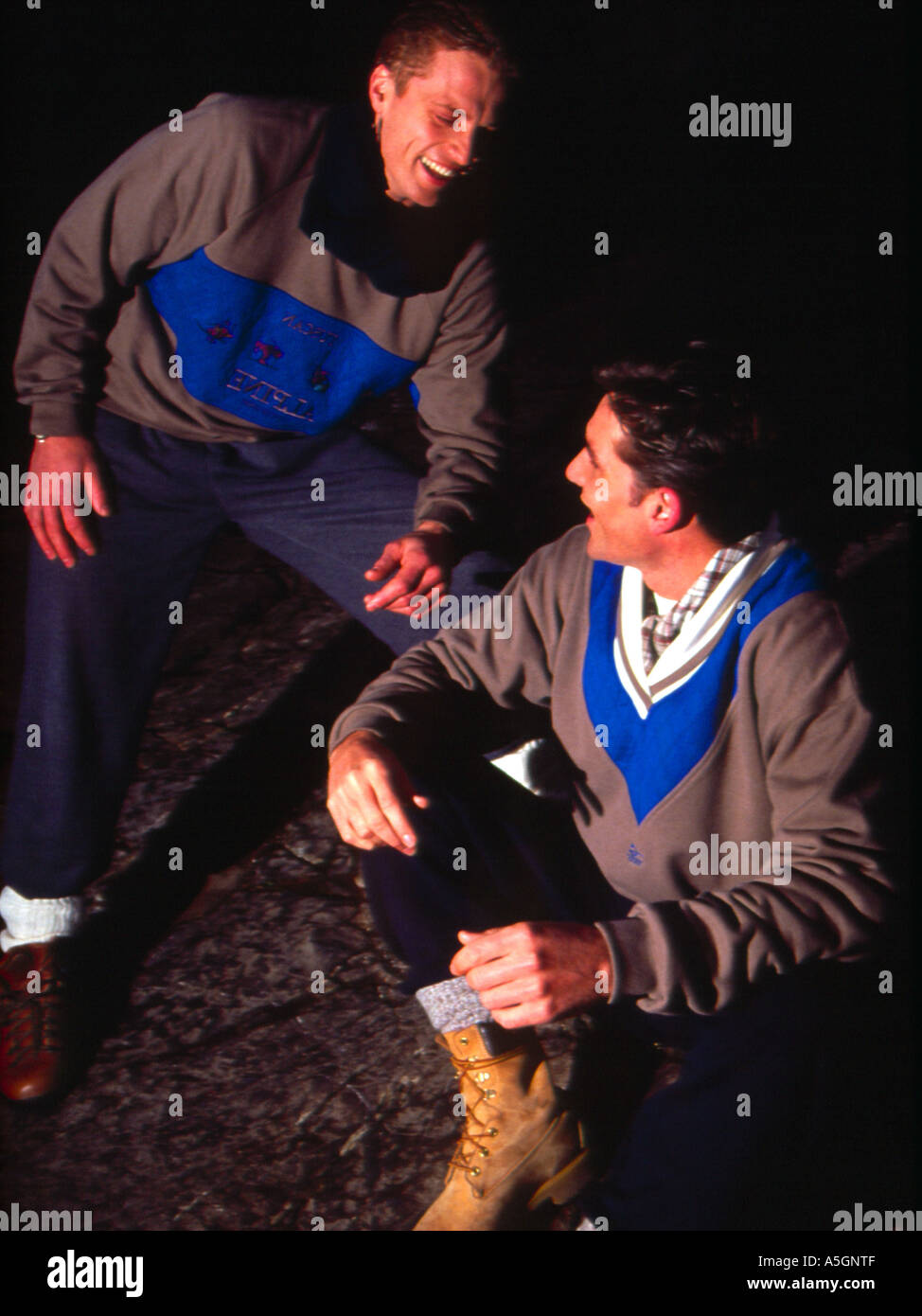 1980s men friends hi-res stock photography and images - Alamy